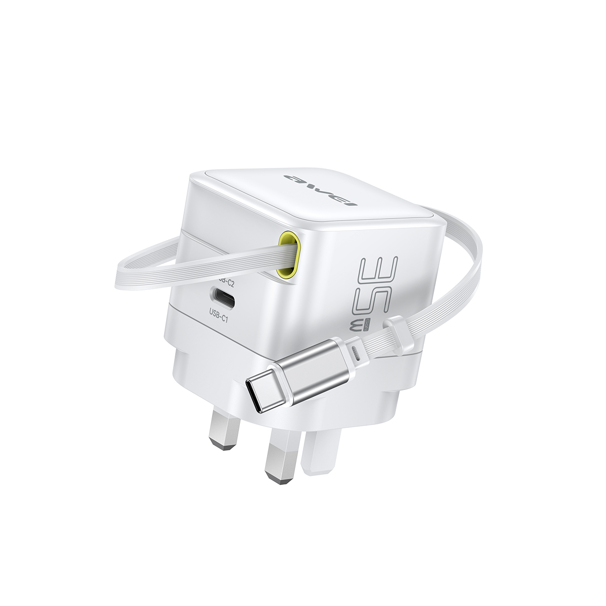 AWEI G-51 140W GaN Travel Charger-AWEI(Shenzhen Yale Electronics Co., Ltd.)